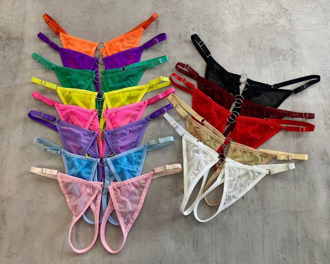 Crotchless Panty - KLEO | Sissy Panty, Open Crotch Bikini, See Through ...