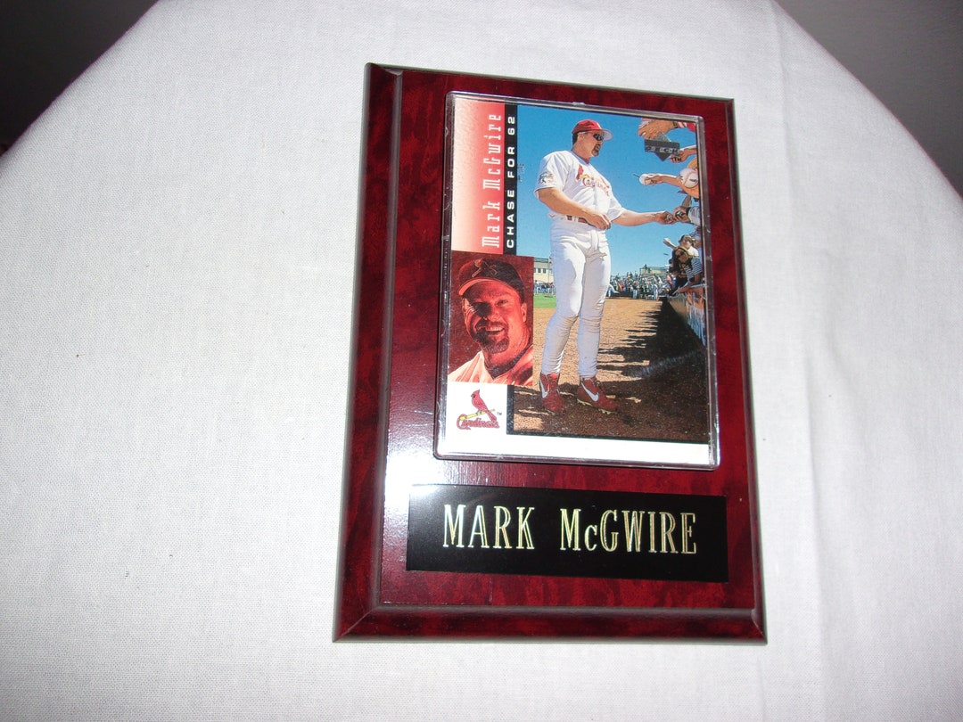 Vintage Pro Plaques Mark Mcgwire Baseball Card Plaque - Etsy