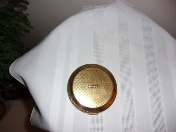 Vintage Metal Stratton Compact Made In England - Gem