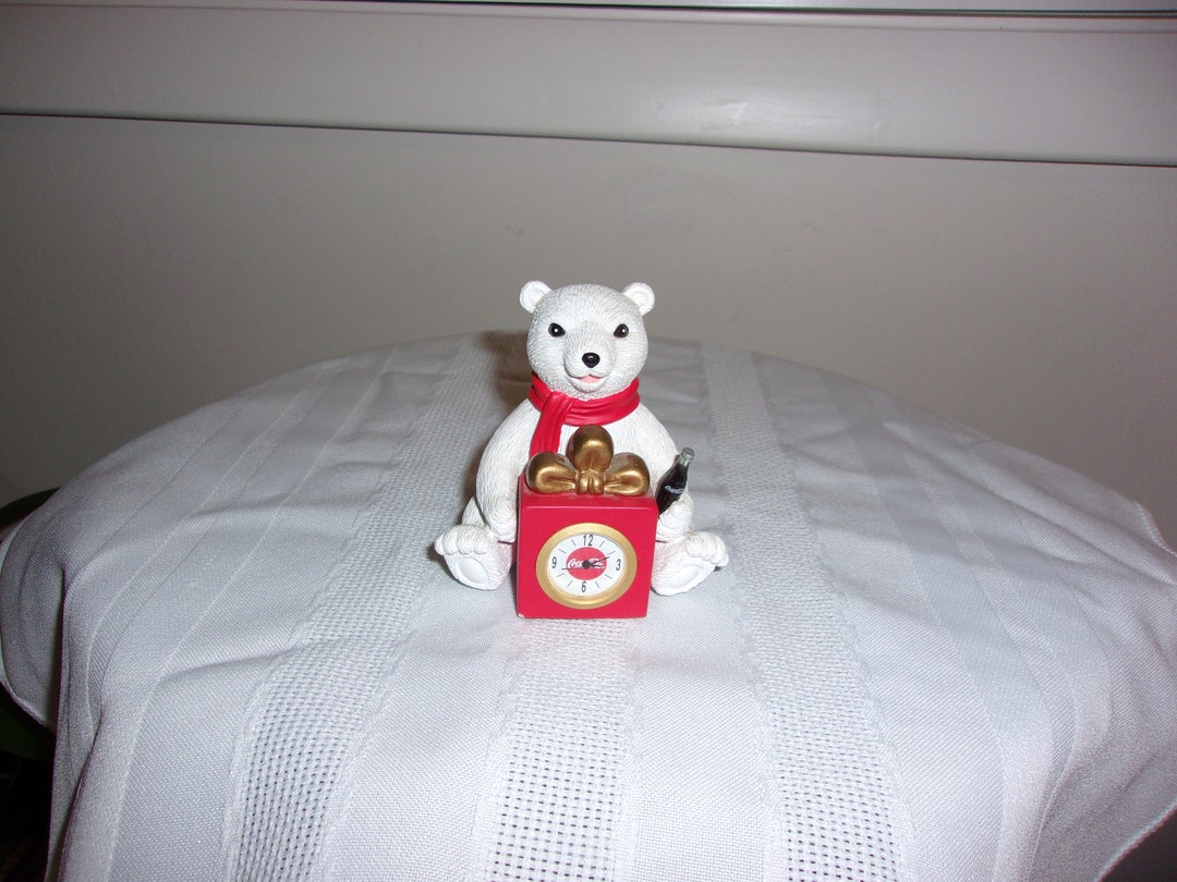Vintage Coca-cola Polar Bear Clock - Etsy