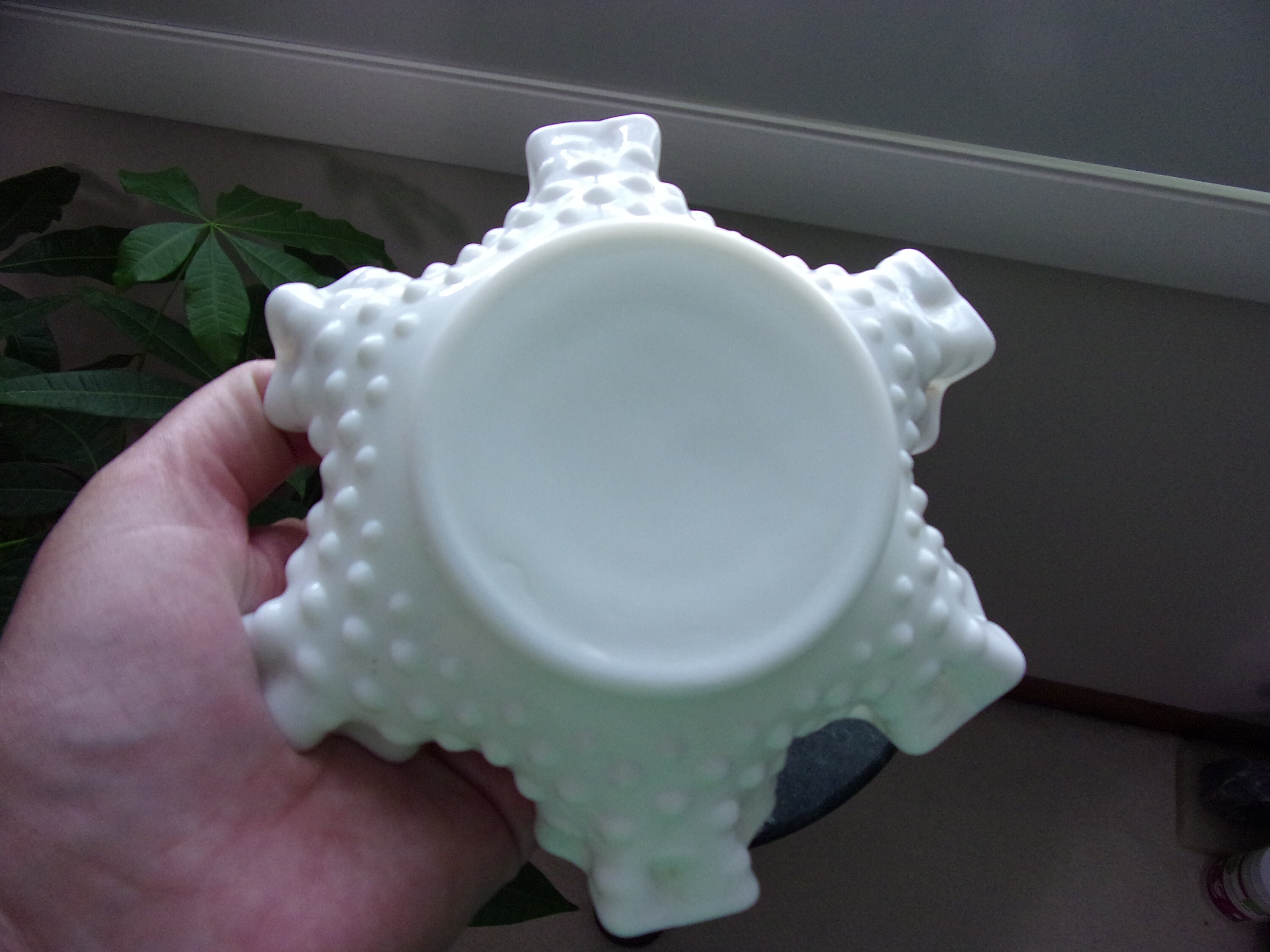 Vintage Fenton Hobnail White Milk Glass Candy Dish/Trinket | Etsy