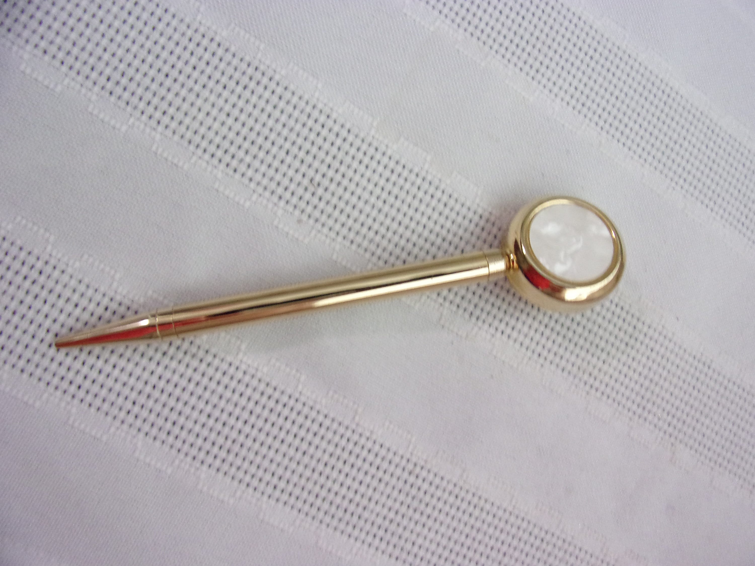 Vintage Retractable Pencil Brooch With Faux Mother Of Pearl - Etsy