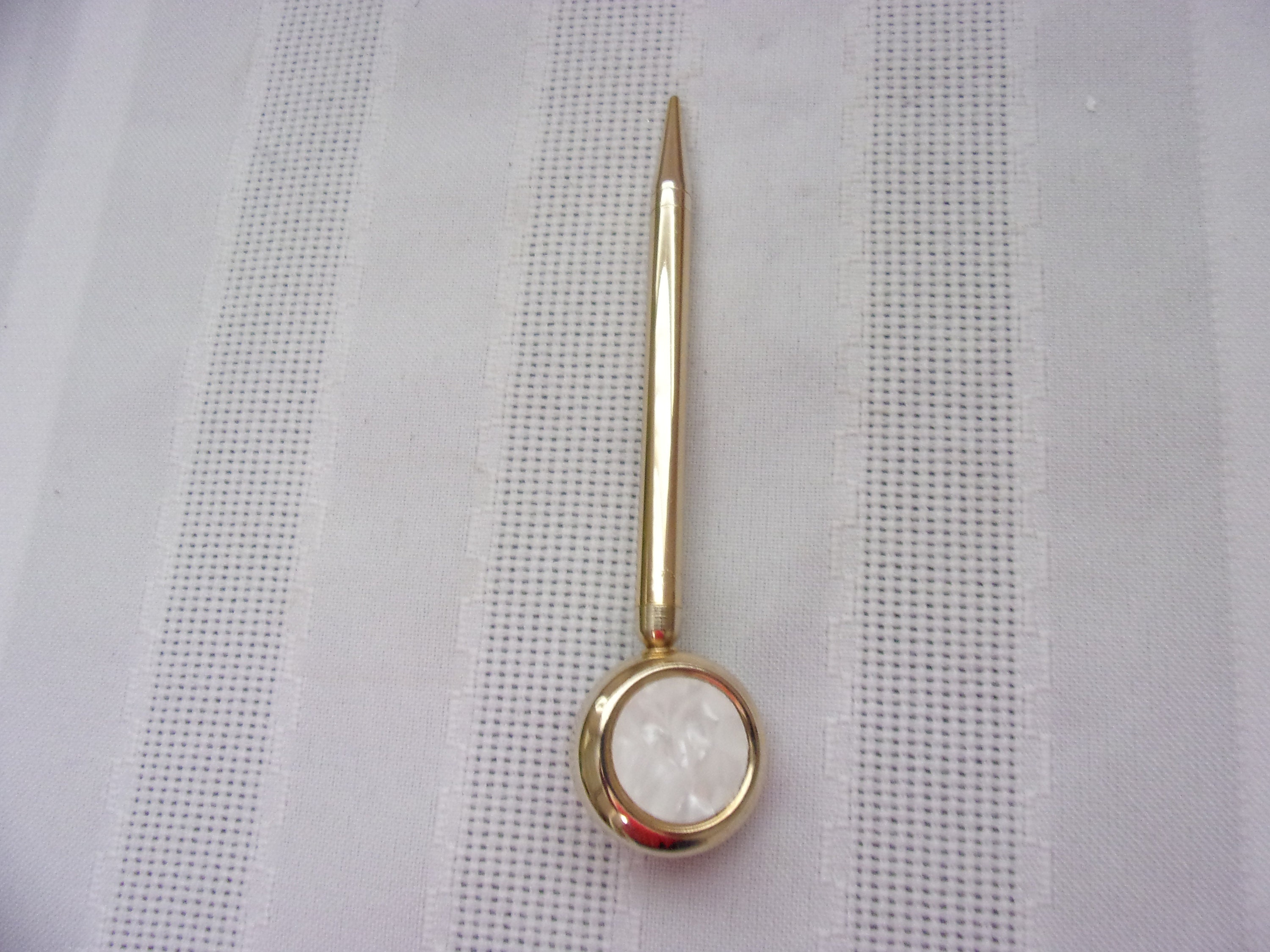 Vintage Retractable Pencil Brooch With Faux Mother Of Pearl - Etsy