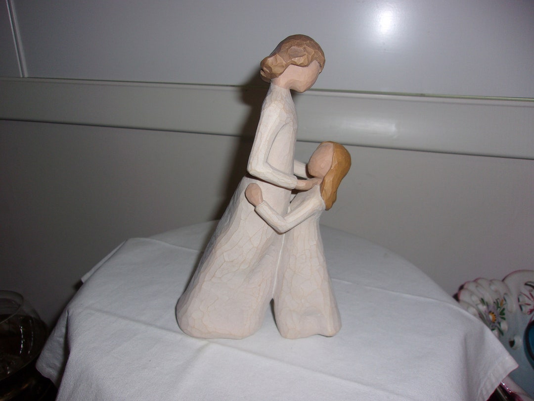 Vintage Willow Tree Mother and Daughter Figurine - Etsy