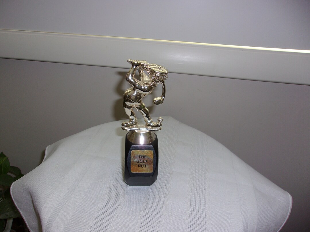 Vintage Golf Nut Trophy - Etsy