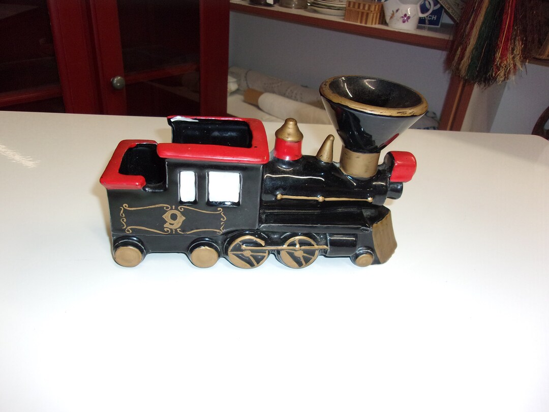 Vintage Ceramic Train Caddy - Etsy