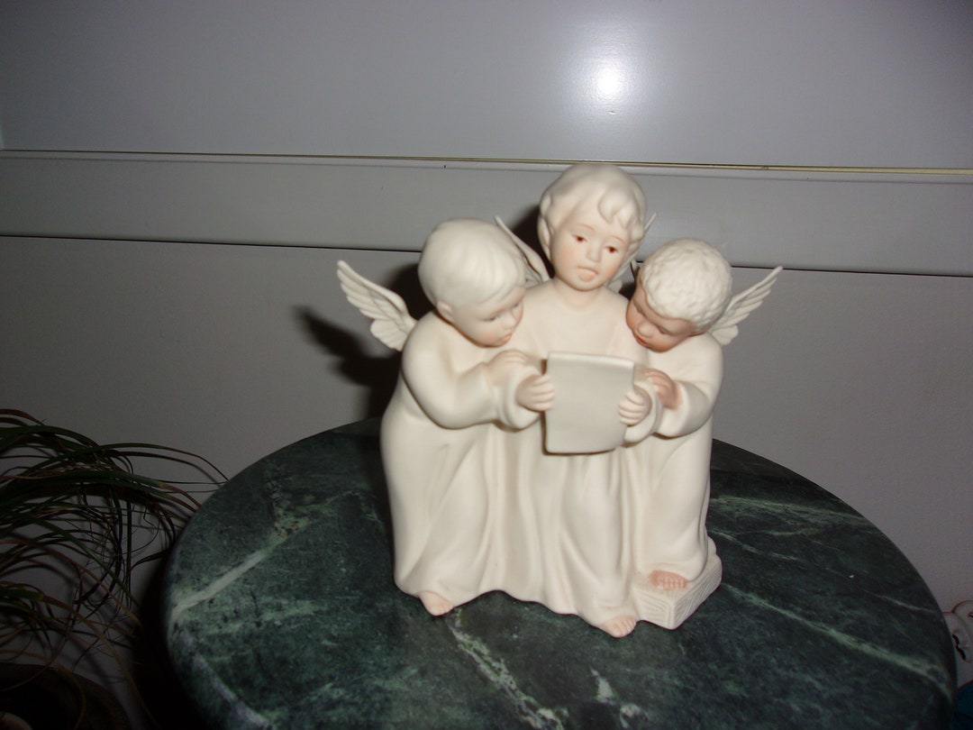 Vintage Ceramic the Little Angel Choir Figurine - Etsy