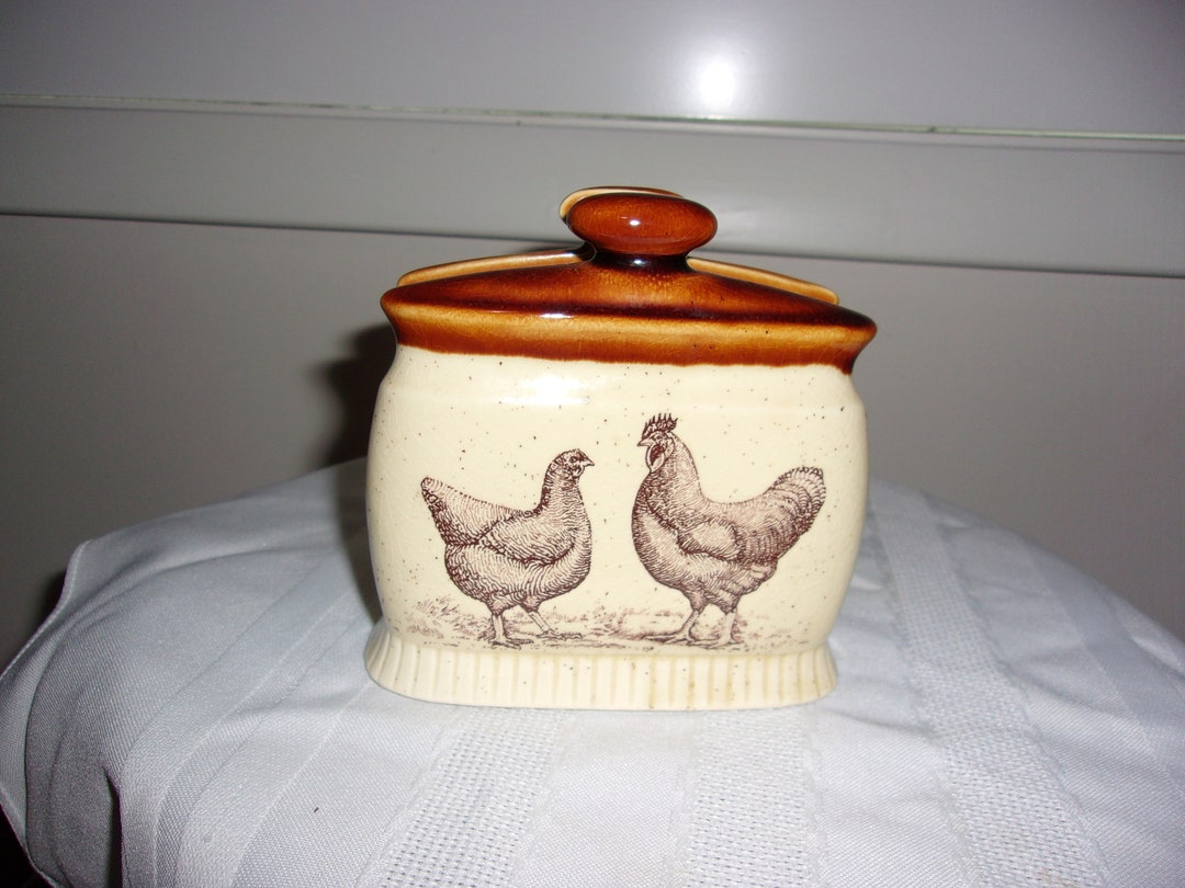 Vintage Ceramic Chickens Napkin Holder - Etsy