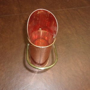 Vintage Copper and Brass Matches Holder - Etsy