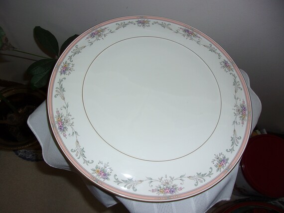 Vintage Christopher Stuart Bone China Spring Crest Cake Plate - Etsy