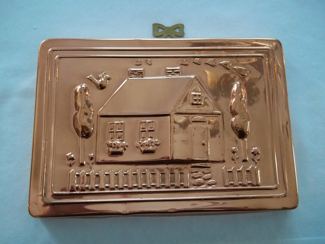 Copper Wall Hanging With A Brass Hang Ring - Etsy