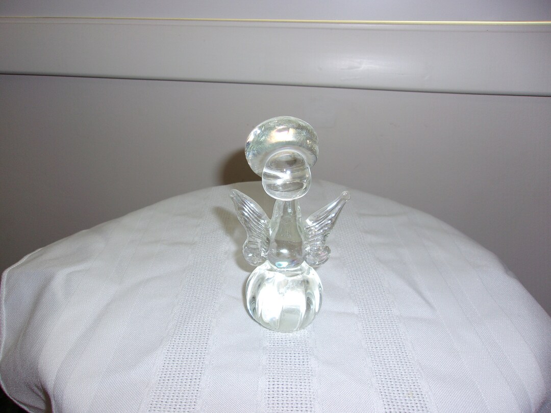 Vintage Glass Angel Figurine/paperweight - Etsy