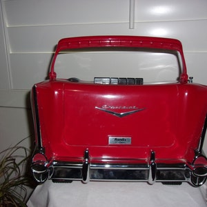 Vintage Red 57 Chevy AM FM Radio With Cassette Deck by Randix - Etsy