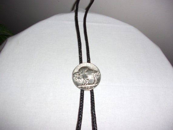 Vintage Buffalo Bolo With Heavy Tips - Gem