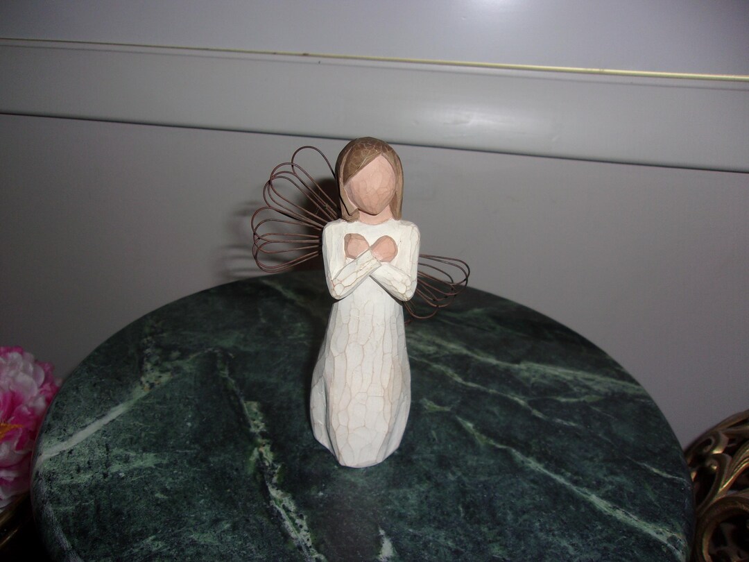 Vintage Willow Tree "sign for Love" Angel Figurine - Etsy