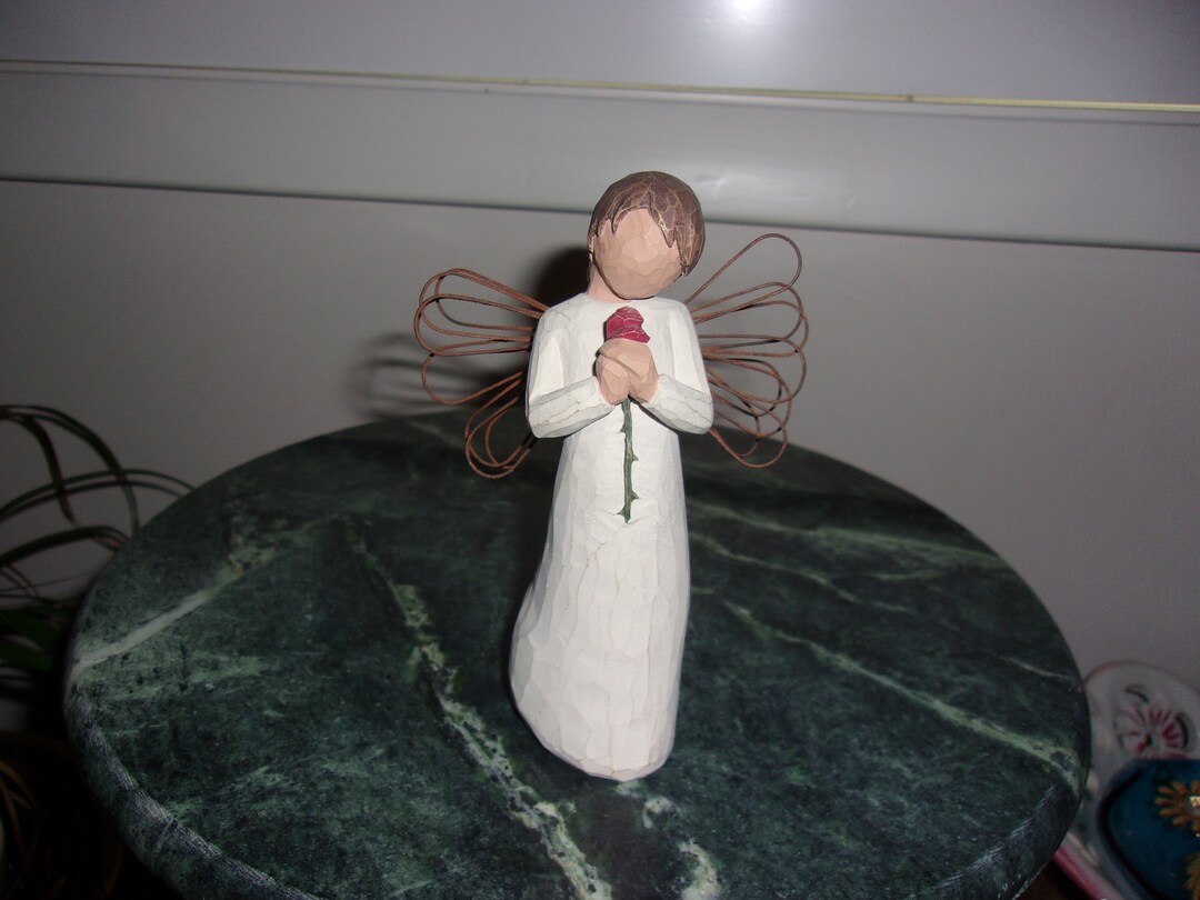 Vintage Willow Tree Loving Angel Figurine - Etsy