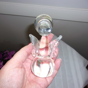 Vintage Glass Angel Figurine/paperweight - Etsy