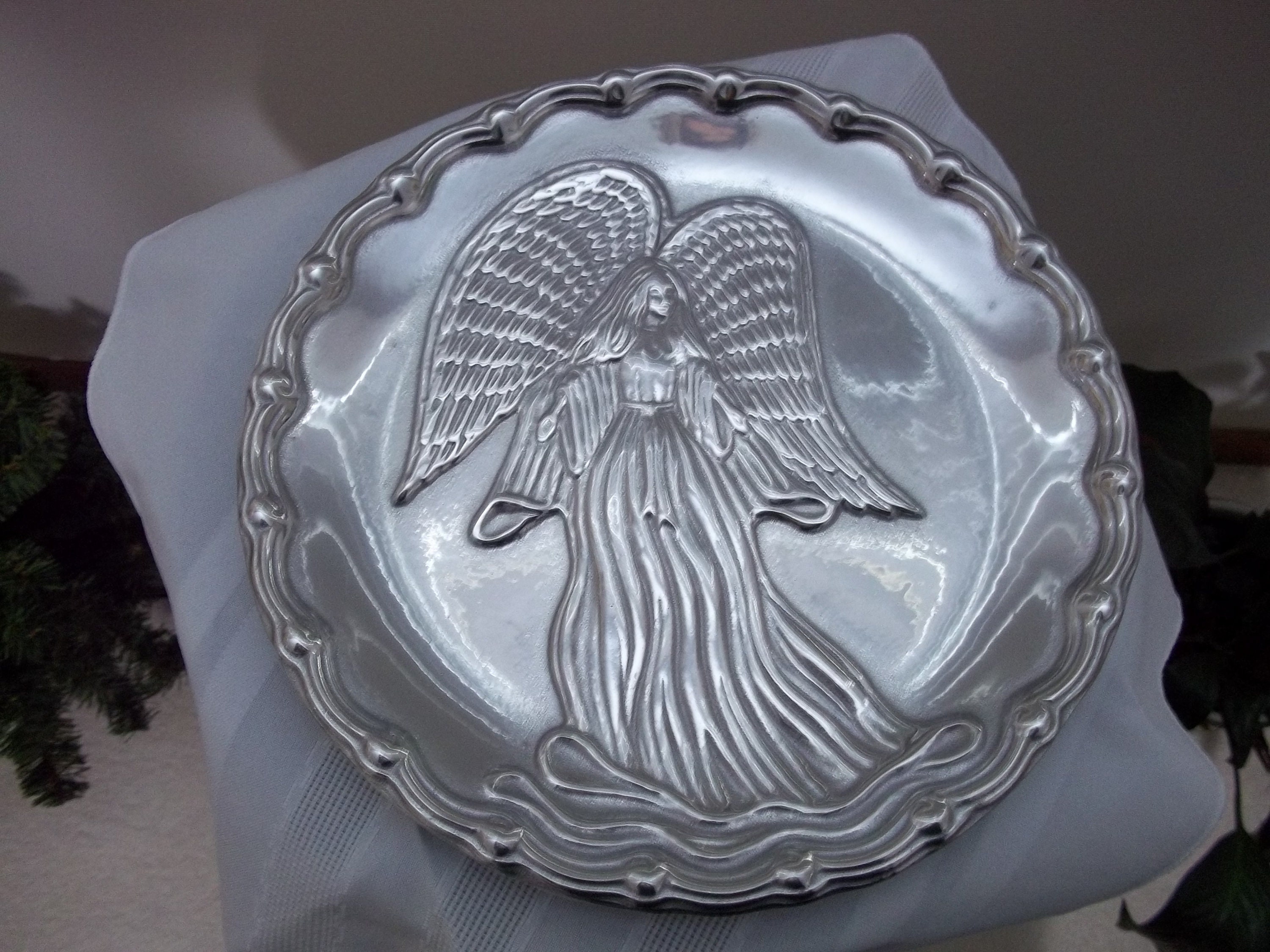 Large Star Angel Plate By Wilton Armetale | Etsy