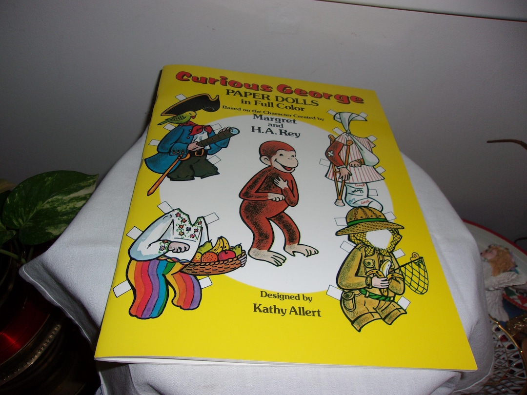 Vintage Curious George Paper Dolls - Etsy