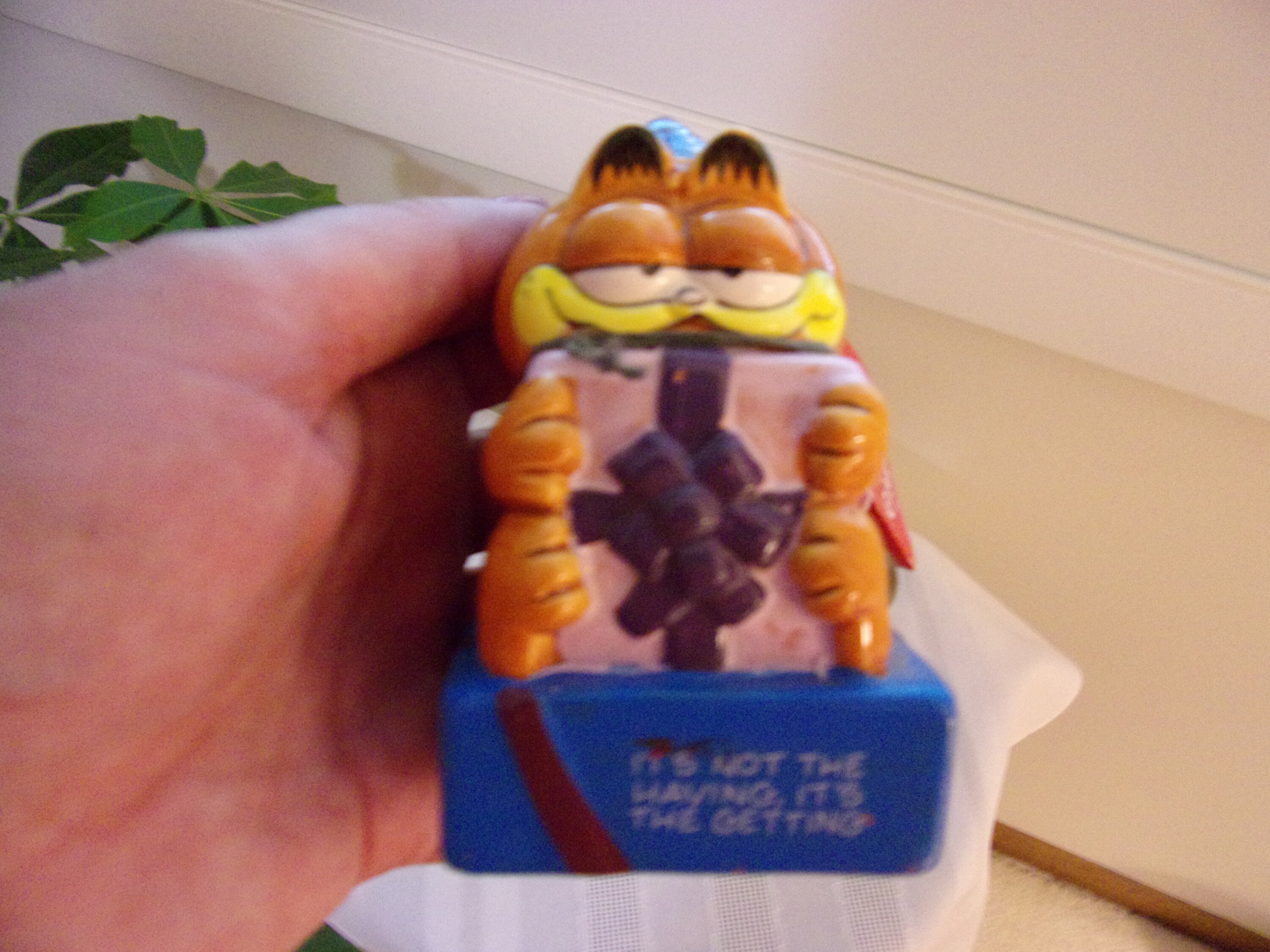 Vintage Ceramic Garfield Figurine Collectible | Etsy