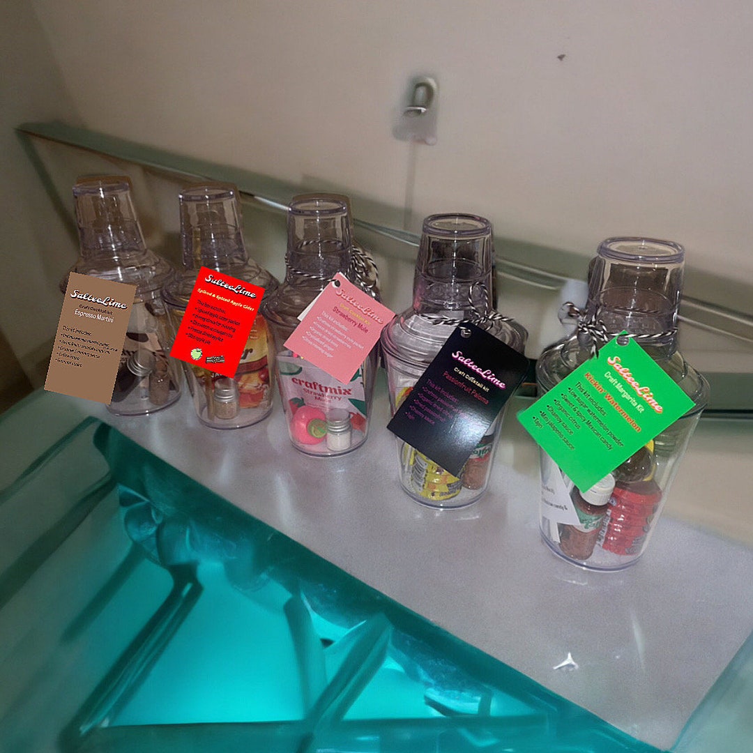 Various Unique Flavored Craft Cocktail Kits in a Cocktail - Etsy