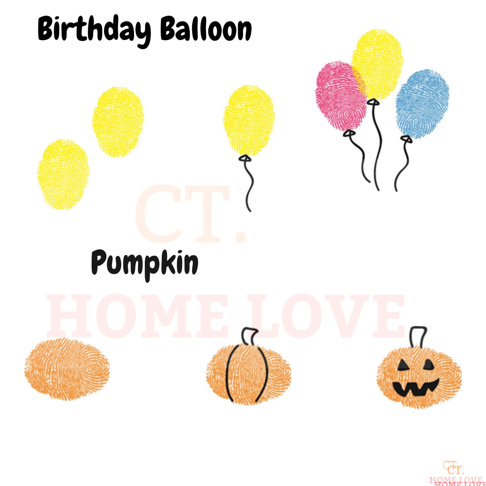 Easy Peasy Fun Fingerprint Art – Digital Download, Educational ...