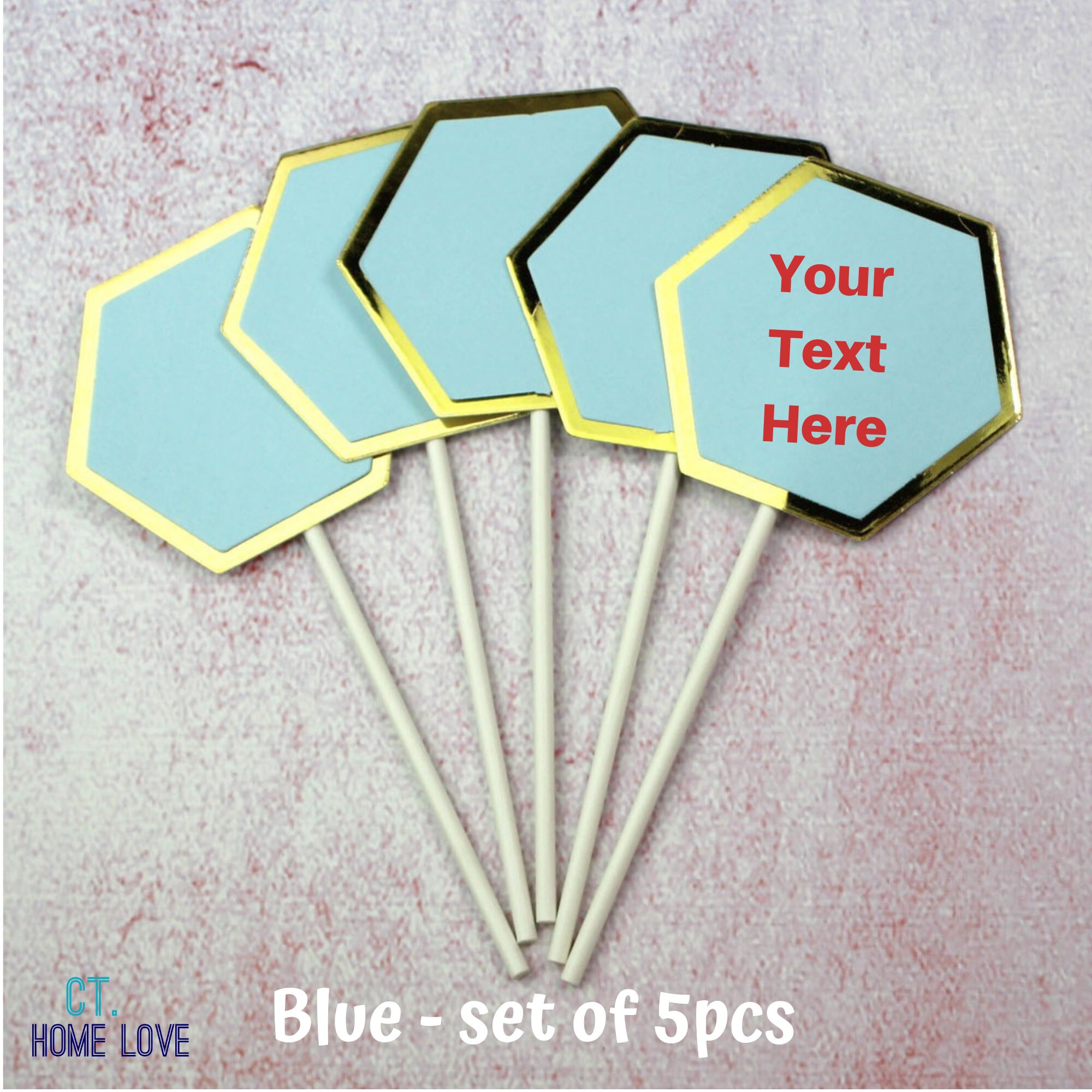 Put Your Own Words Cupcake Toppers - Create Your Own Text Cake Toppers ...