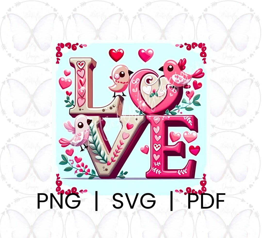 Valentine's Day SVG Bundle, Happy Valentine's Day, Valentine's Clipart ...