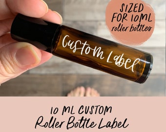 Custom Roller Bottle Labels - Etsy