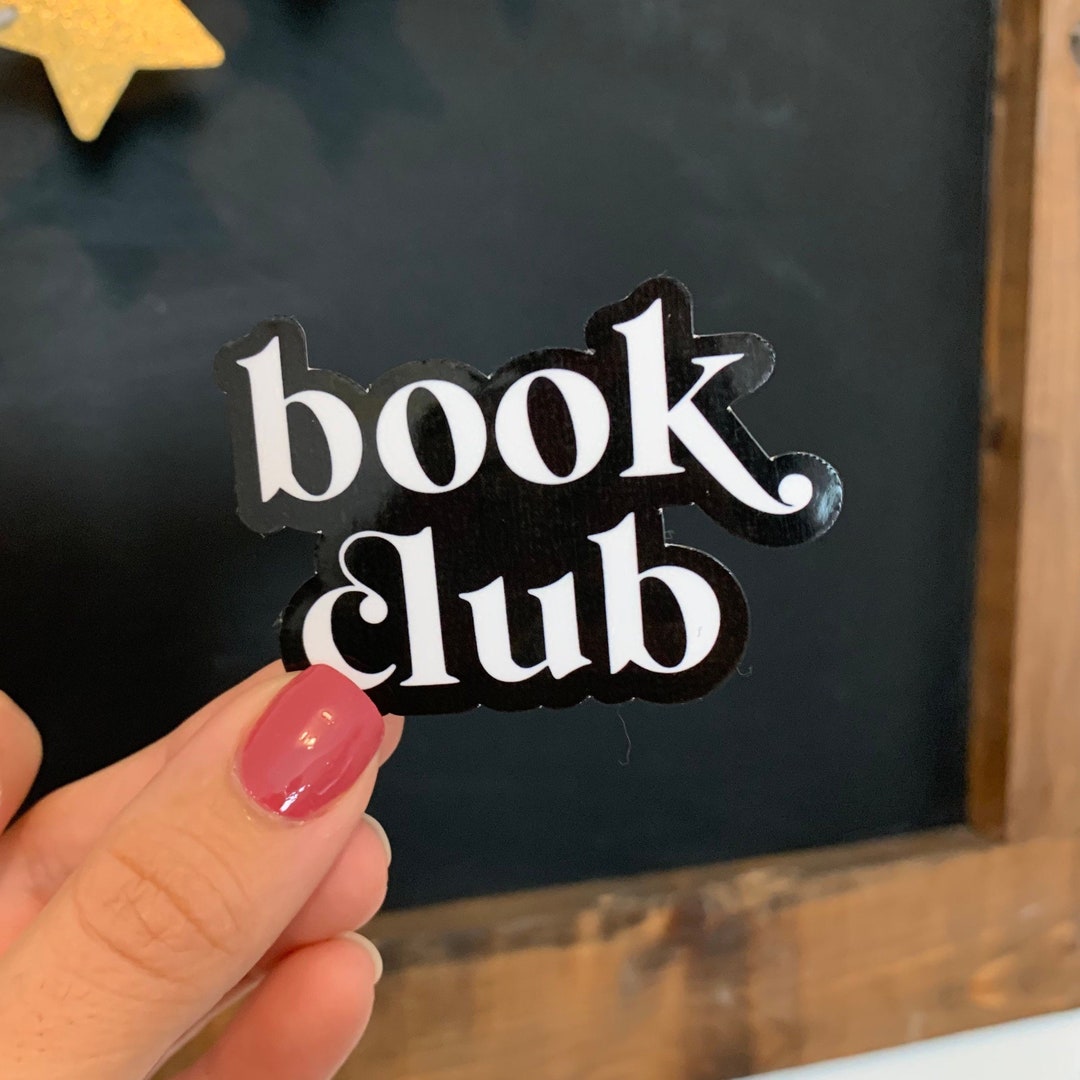 Book Club Waterproof Sticker - Etsy