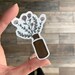 Simple Oil Bottle and Florals Sticker Vinyl Sticker Tumbler Sticker ...