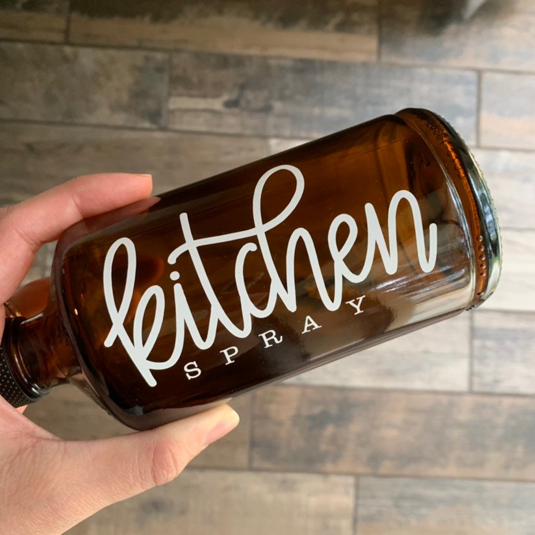 Kitchen Spray- All Purpose Cleaner Spray Label || Hand Lettered ...
