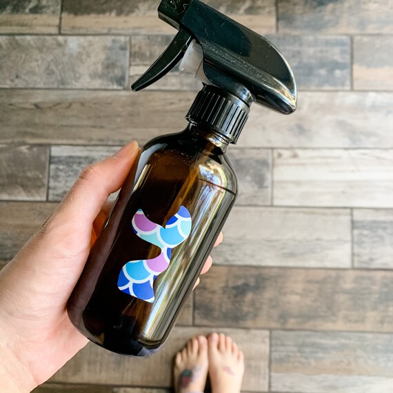 Mermaid Tail Label for DIY Mermaid Spray | Etsy