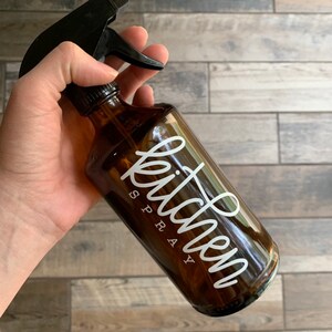 Kitchen Spray- All Purpose Cleaner Spray Label || Hand Lettered ...