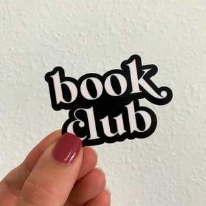 Book Club Waterproof Sticker - Etsy