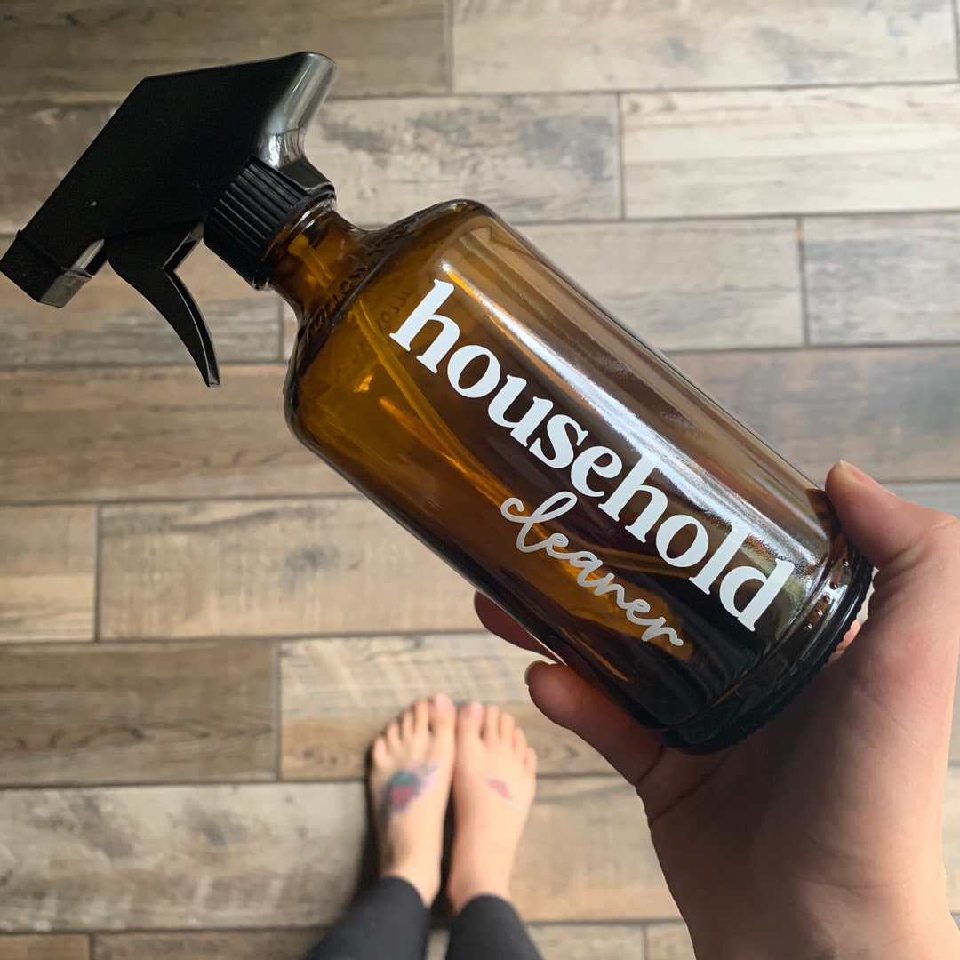 Household / All Purpose Cleaner Label Simple Version, 16oz Spray Label ...