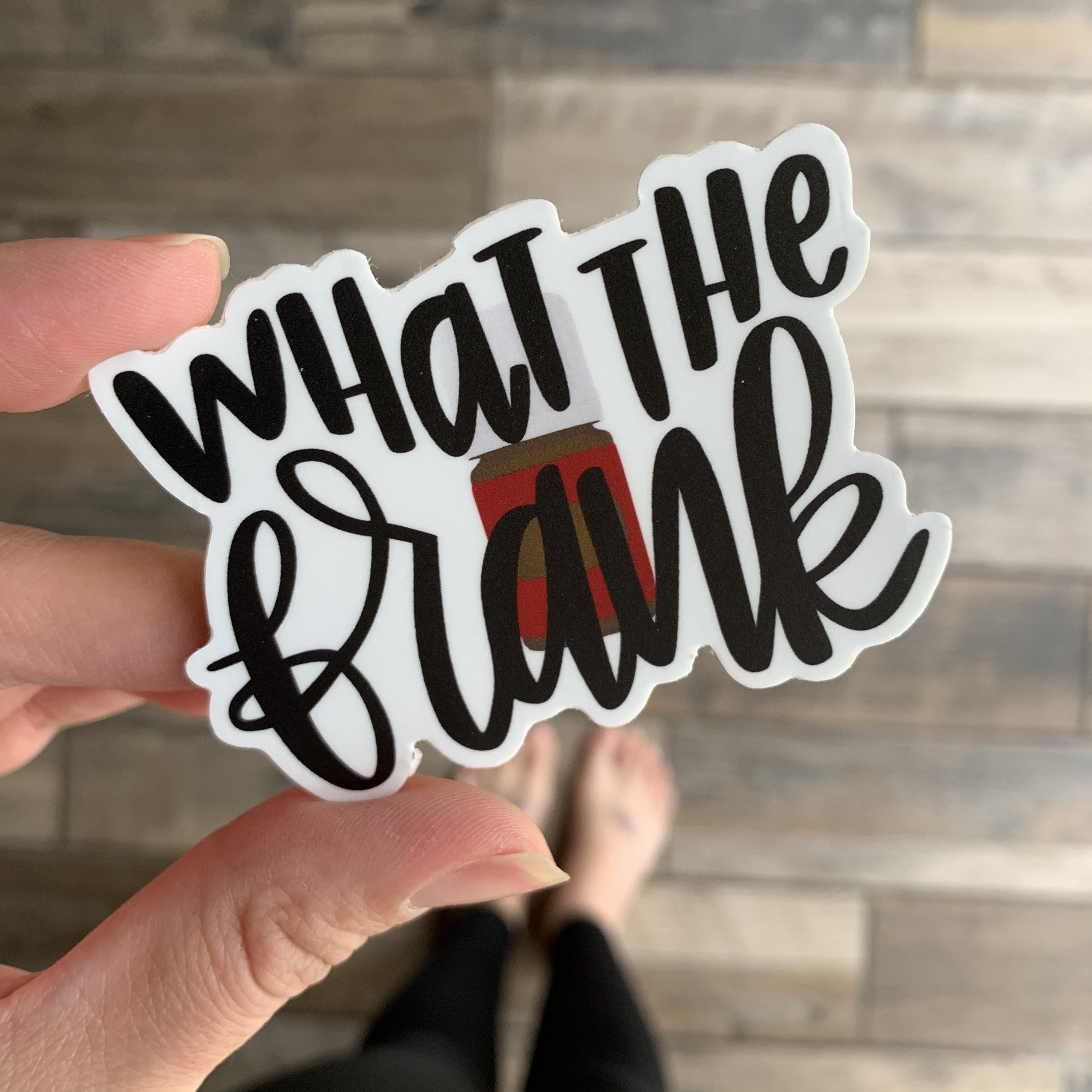 What the Frank Sticker || Hand Lettered Vinyl Sticker || Frankincense ...