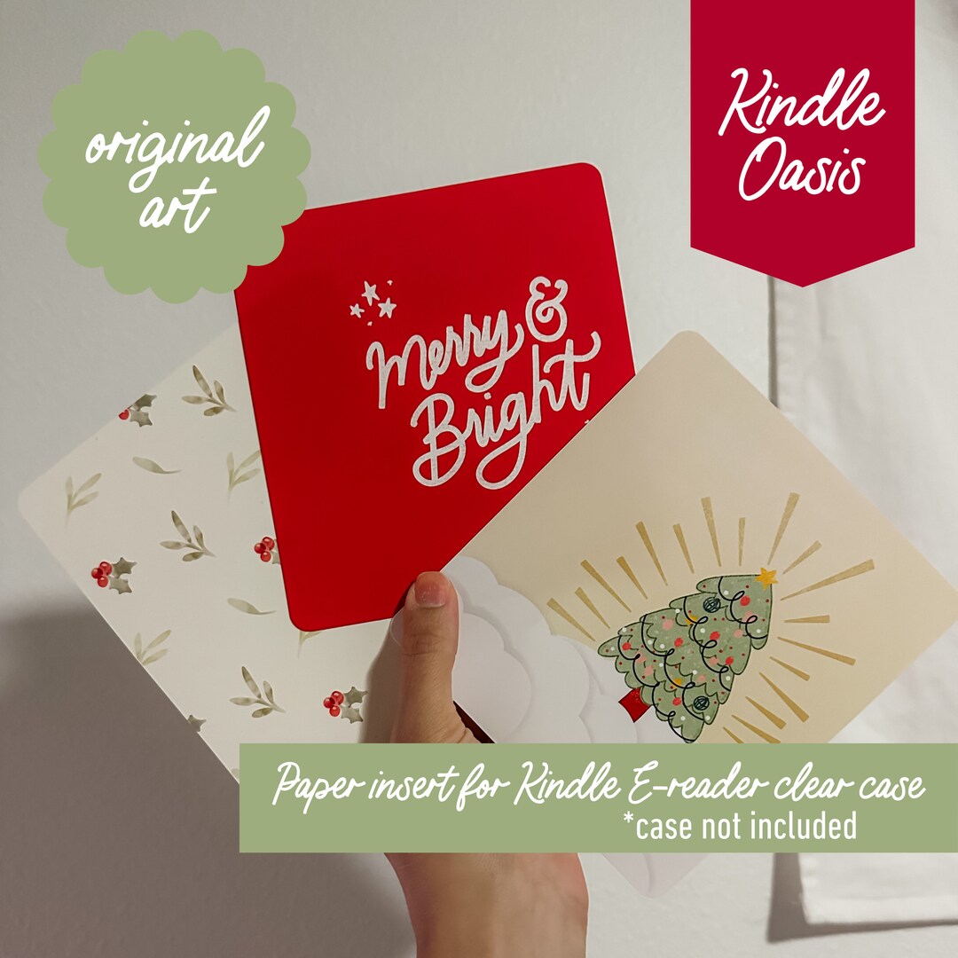 Original Art Cardstock Insert for OASIS Holiday Launch Clear E-reader ...