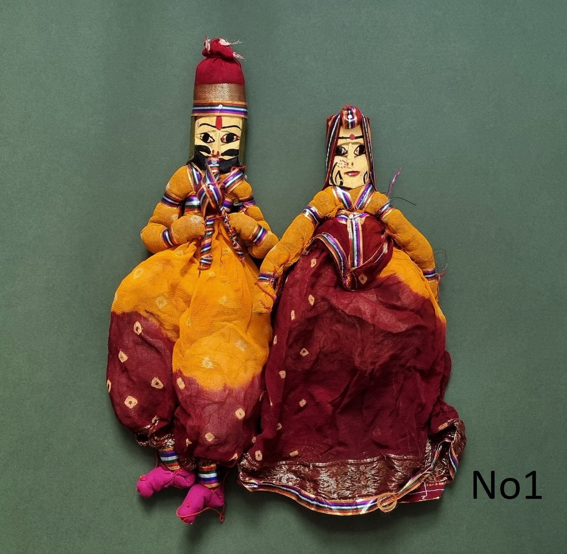 Traditional Indian Puppets. Vintage Wooden Dolls. - Etsy UK