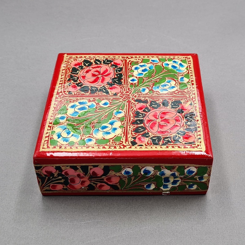 Kashmiri Trinket Box - Etsy
