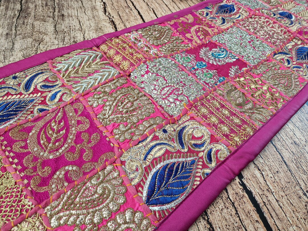 Vintage Table Runner. Indian Tapestry - Etsy UK
