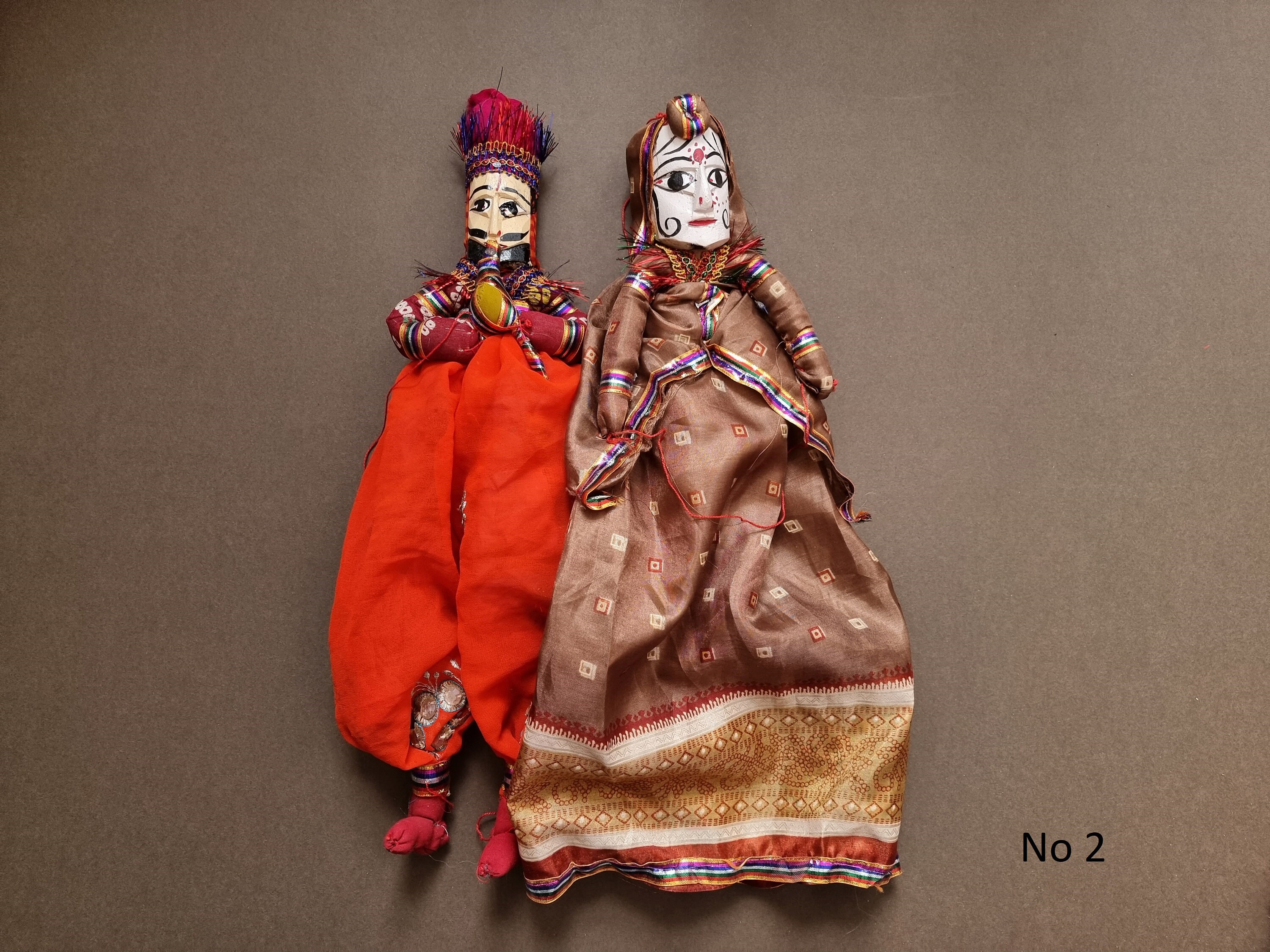 Traditional Indian puppets. Vintage wooden dolls. | Etsy