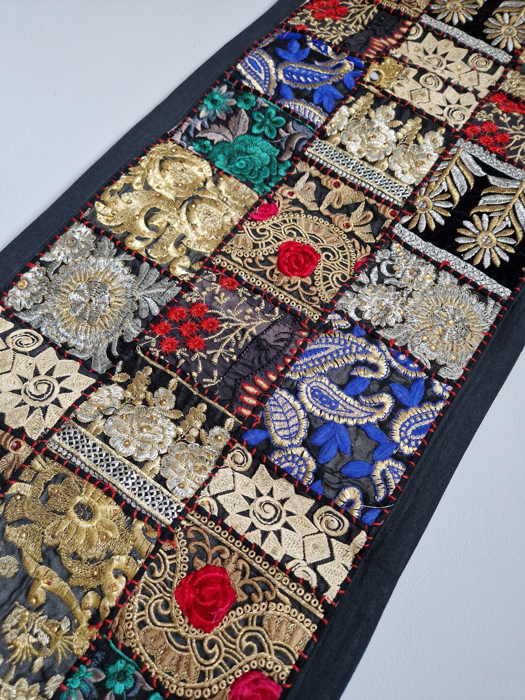 Indian Patchwork Table Runner. Indian Home Decoration - Etsy UK