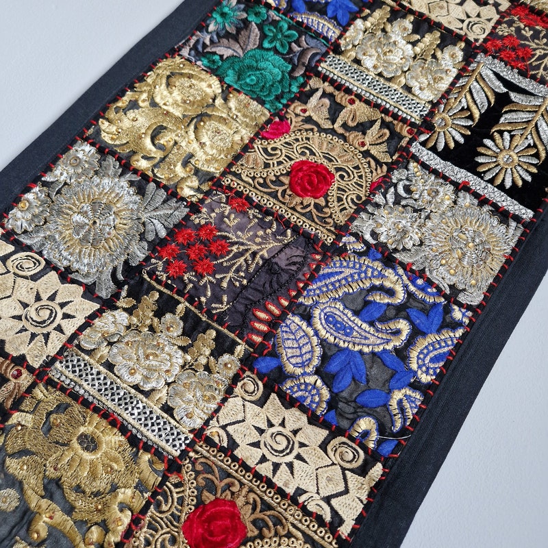 Patchwork Table Runner - Etsy