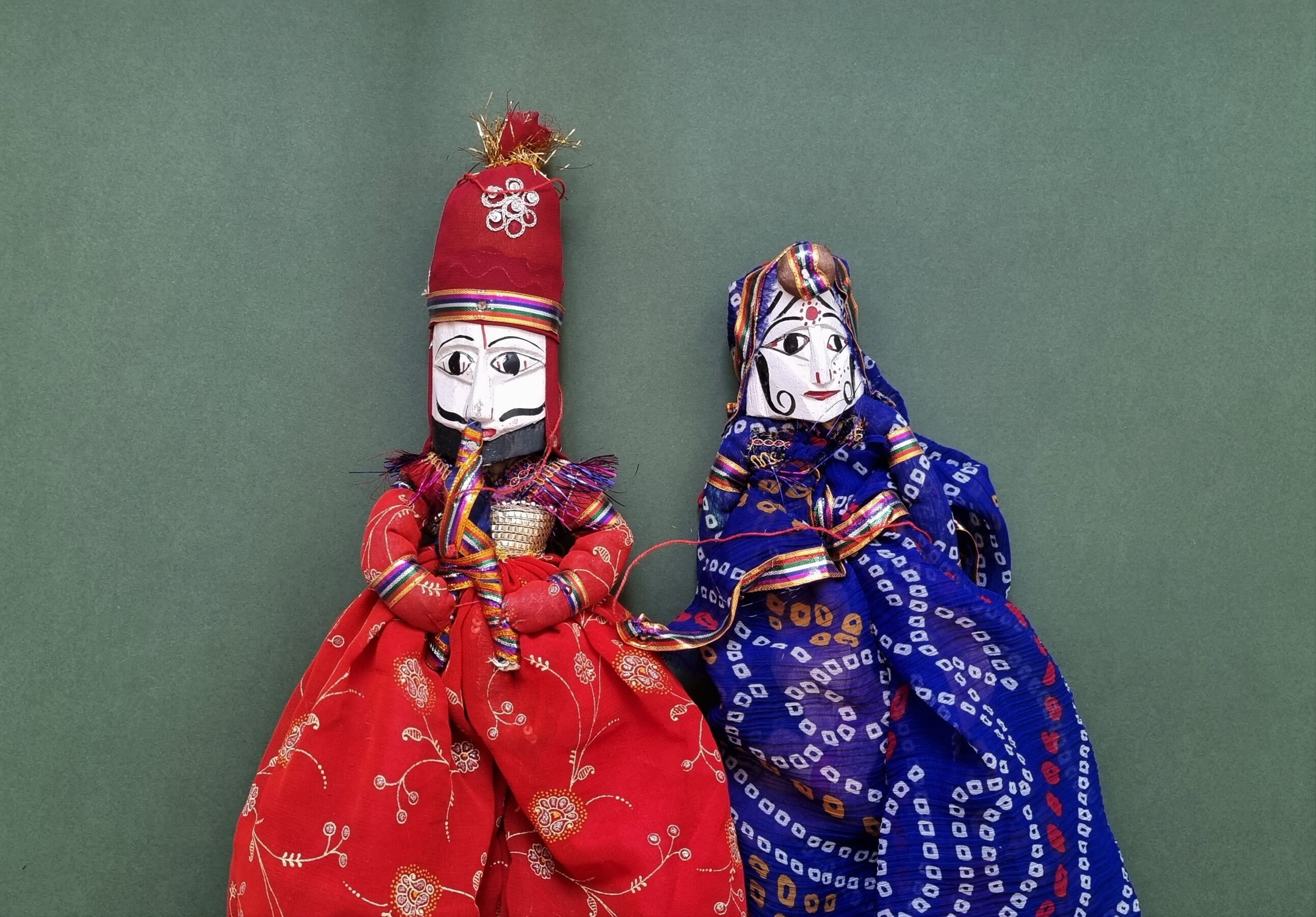 Traditional Indian Puppets. Vintage Wooden Dolls. - Etsy UK