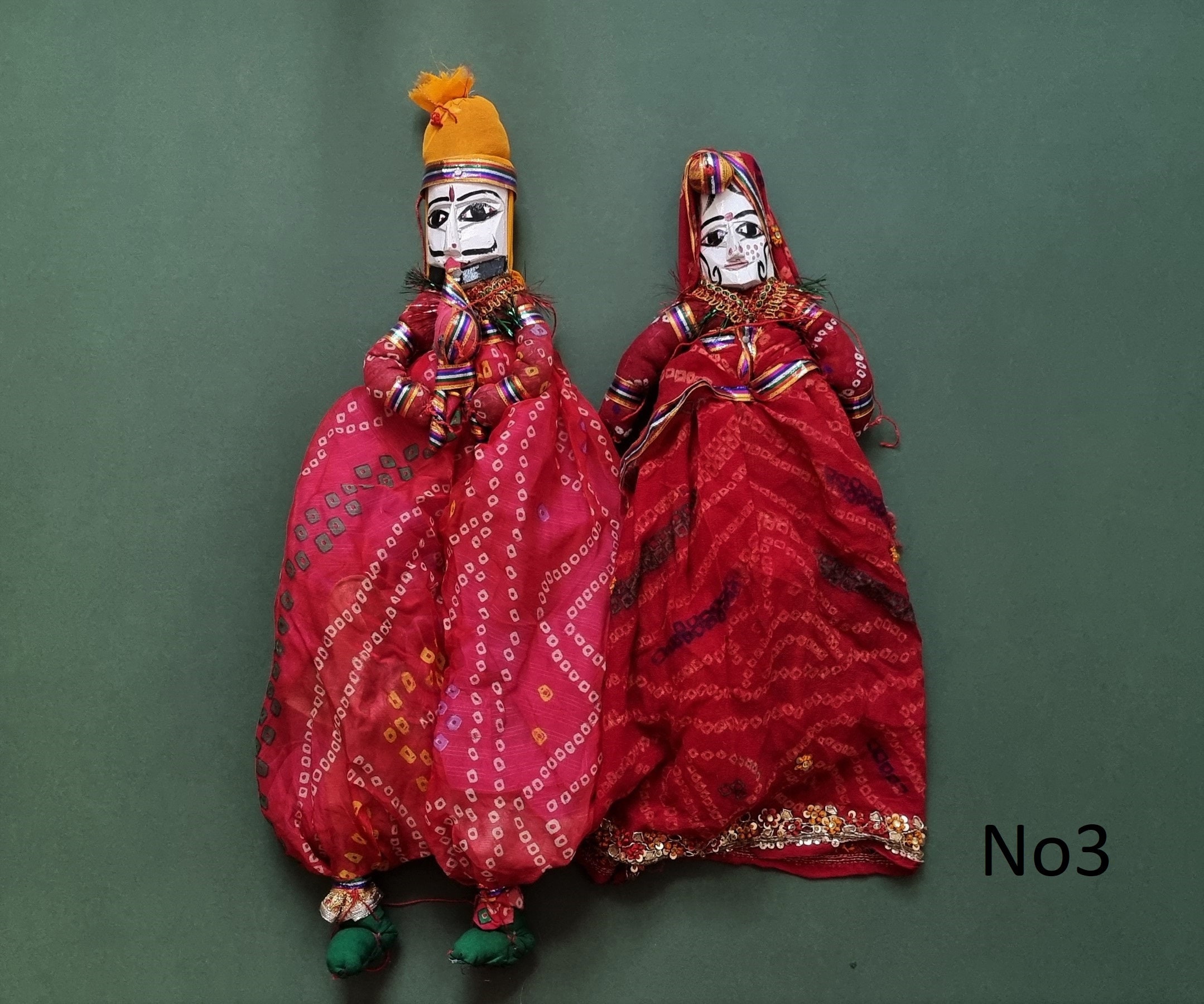 Traditional Indian Puppets. Vintage Wooden Dolls. - Etsy UK