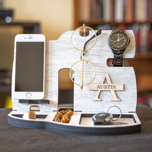 Docking Station Personalized Gift Tech Desk Birthday Gift - Etsy