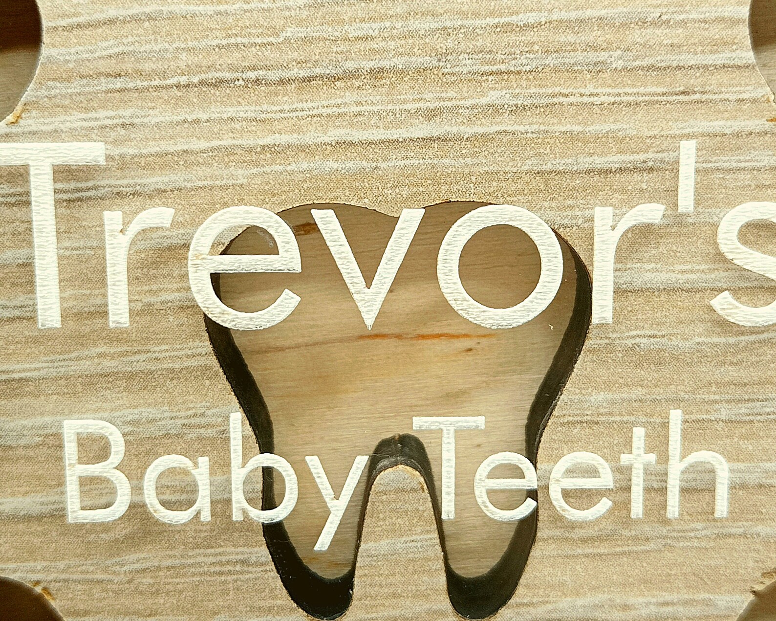 Personalized Wooden Baby Tooth Keepsake Box Customizable - Etsy