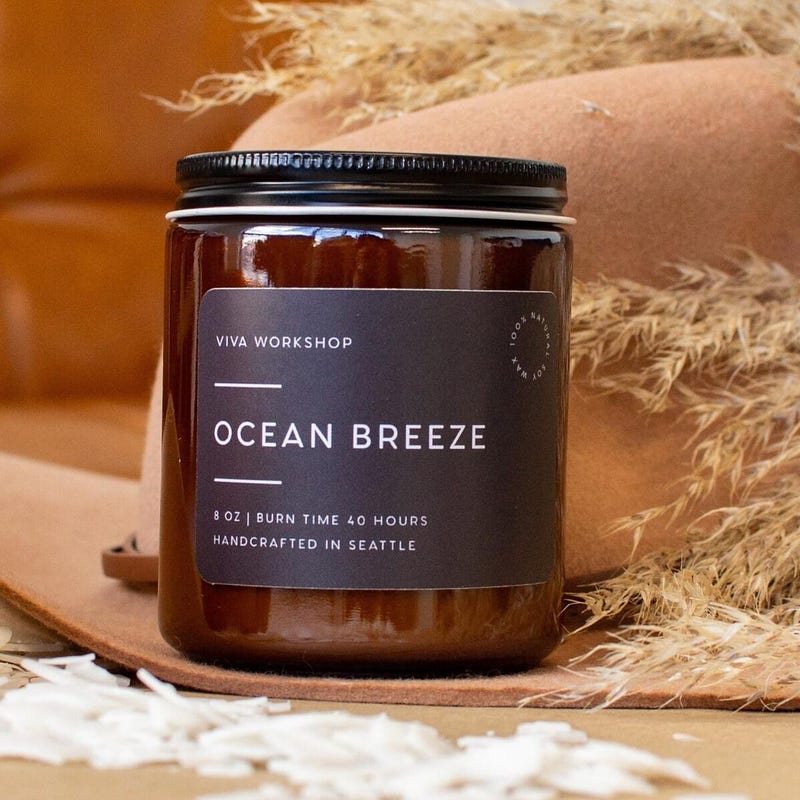 Ocean Candle Handmade - Etsy