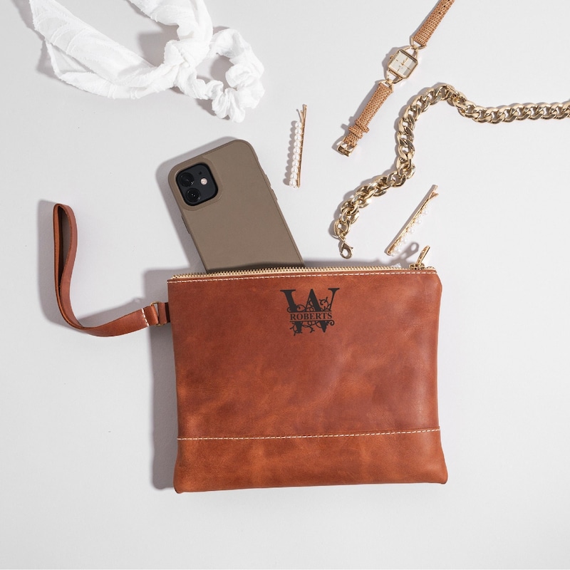 Monogram Clutch - Etsy